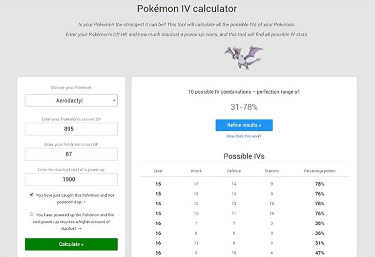 Pokemon IV Calculator – Instantly Check & Maximize IVs
